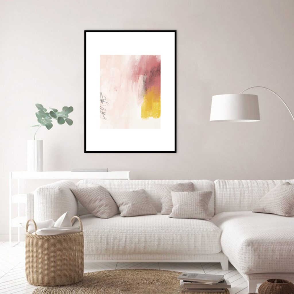 Quadro – Rachel Moya – Summer N 01 Borda Branca – Di Quadri